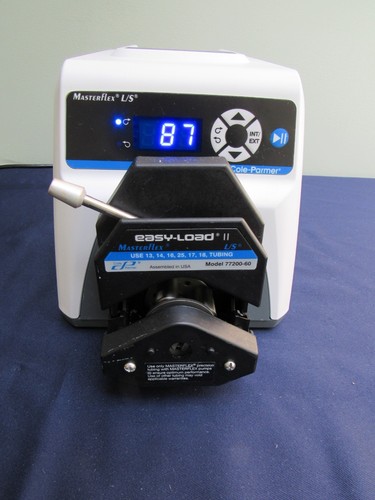 Cole Parmer Masterflex Model 07528-10 L/S DRIVE with 77200-60 easy-load ...