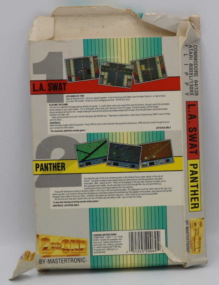 Lot of 4 Commodore 64 Mastertronic Titles w/Disks and 1 Folder w/o Disk ...