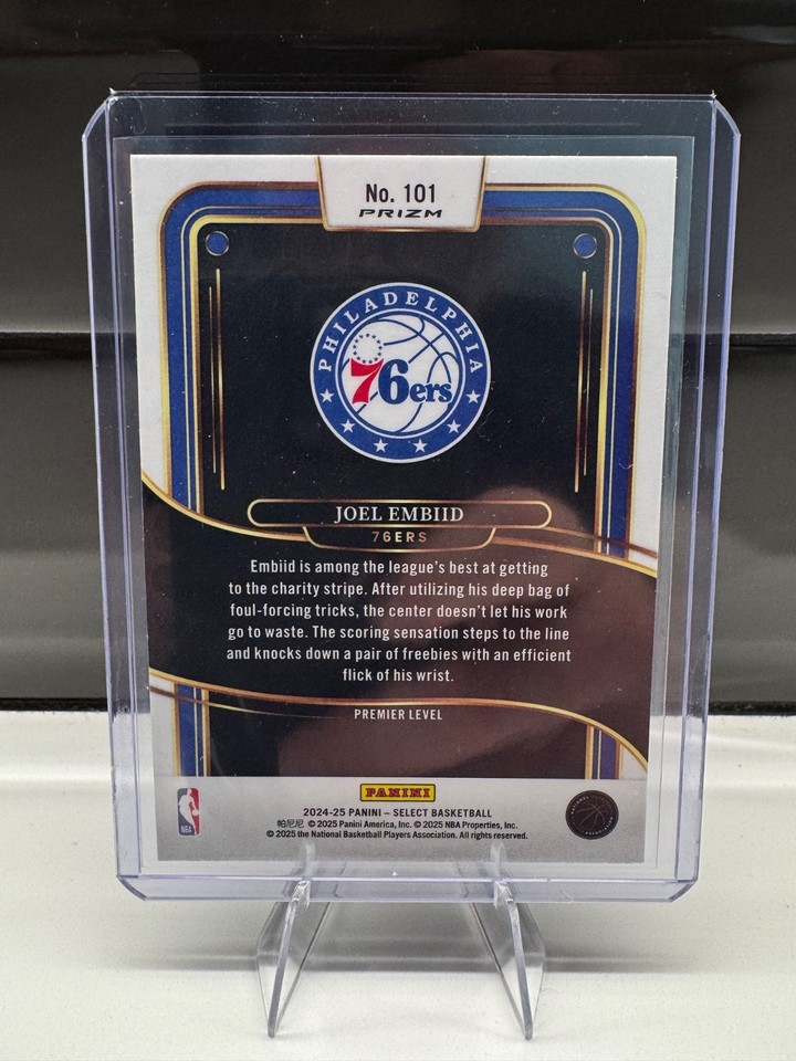2024-25 Panini Select Scope Prizm Joel Embiid Premier Level #101 | eBay