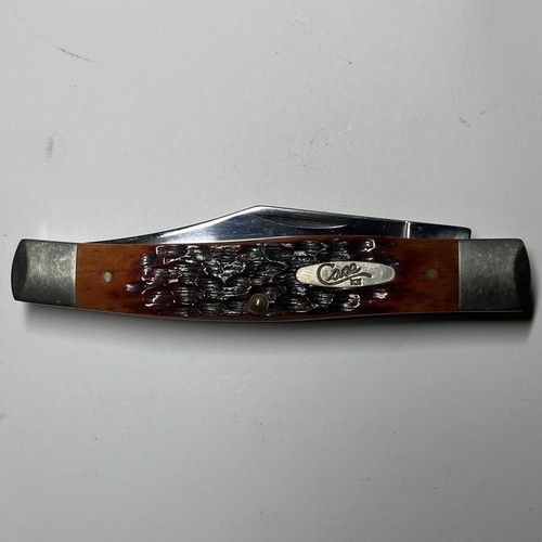 CASE XX 4 DOT STAG BONE TEXAS JACK KNIFE 6292 CV BEAUTIFUL CONDITION 2 ...