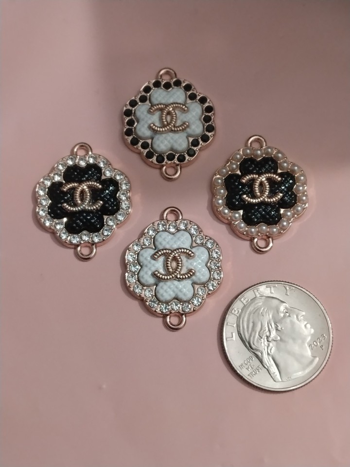 4 Chanel Zipper Pull Connectors | eBay