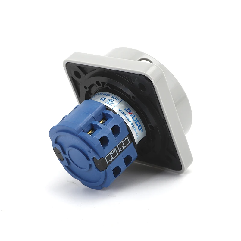 20A Rotary Cam Switch 2 Positions 2 Poles Power Knob 0-1 Panel ...