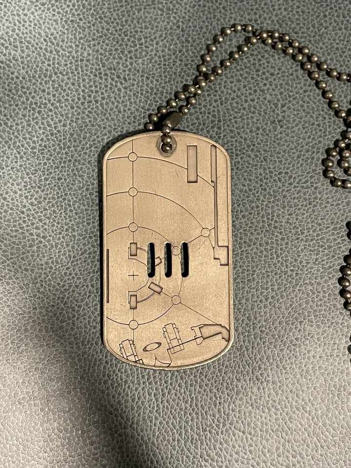 Oakley Employee Dog Tag Serial #0004619 | eBay