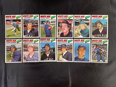 1977 Topps Baseball Chicago White Sox Complete Team Set () Clean | eBay