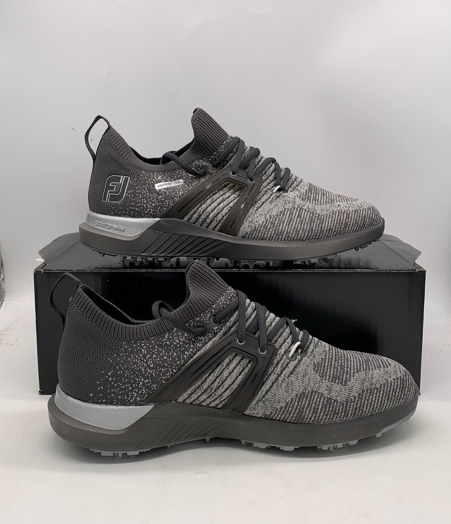 FootJoy FJ HYPERFLEX Golf Shoes Charcoal Grey White 51081 Mens Size | eBay