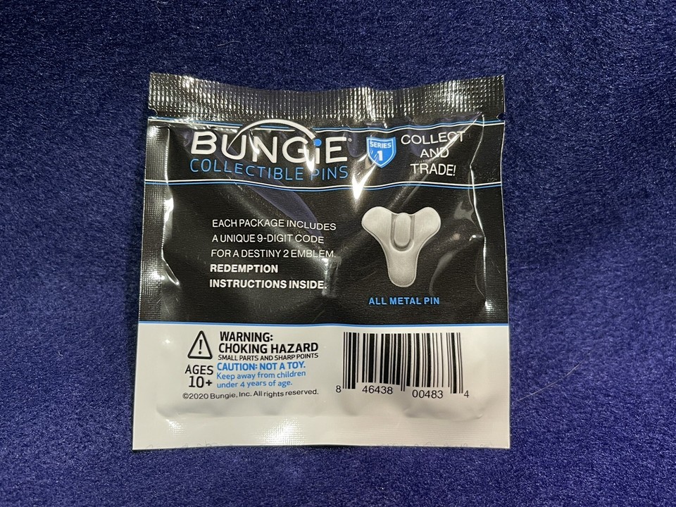 Destiny Tricorn Metal Series 1 Pin BRAND NEW WITH EMBLEM CODE Triple ...