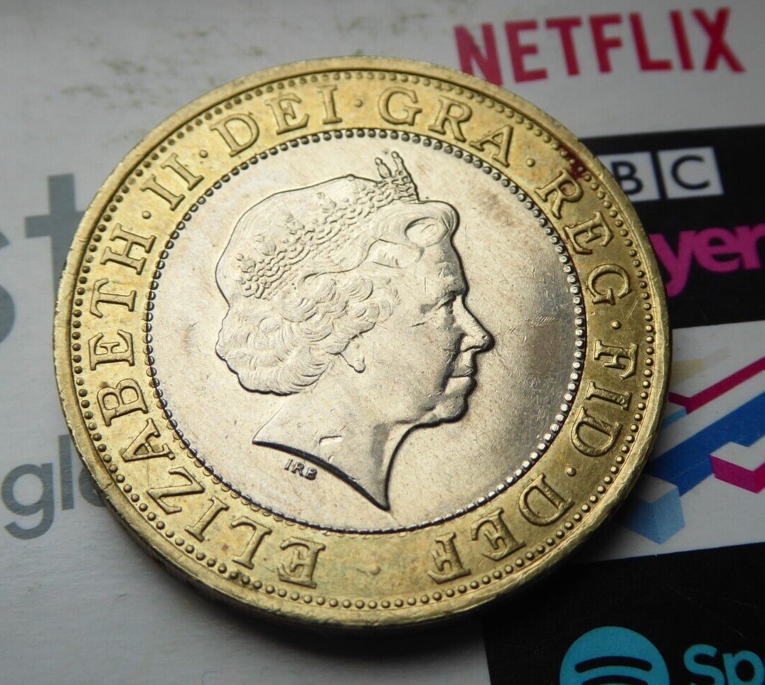 Mint error 2006 £2 two pound coin offset "TWO DOUNDS" Brunel THE ...