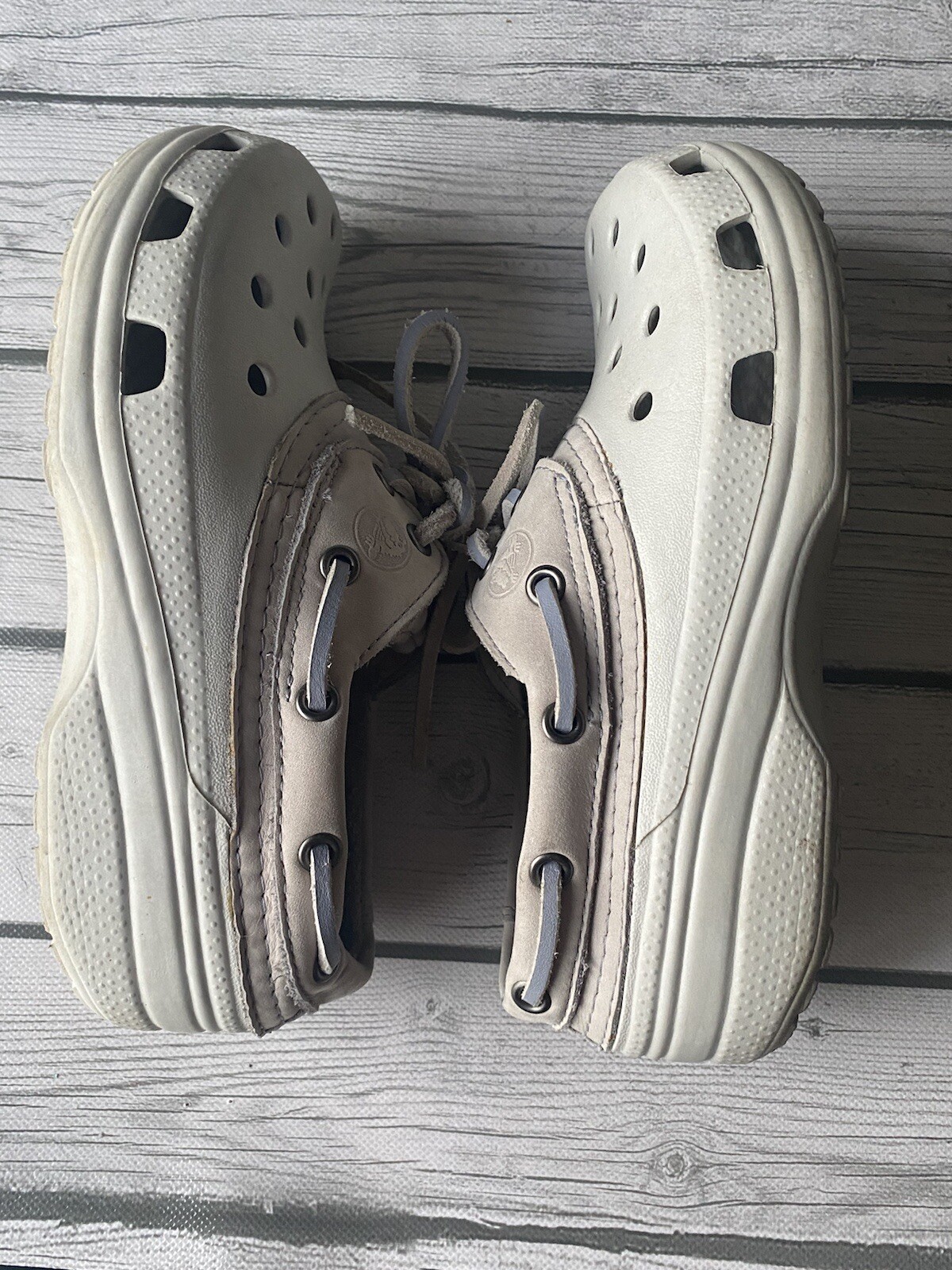 Crocs Leather Islander Pitcrew Sport Boat Shoe Unisex… - Gem