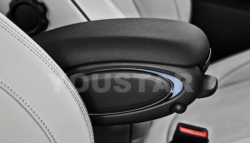 US STOCK X2 GLOSS BLACK Armrest Center Console Trims for MINI Cooper ...