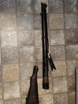 Nice! British Lee Enfield No 1 Mk 3 mark III SMLE Stock complete set W ...