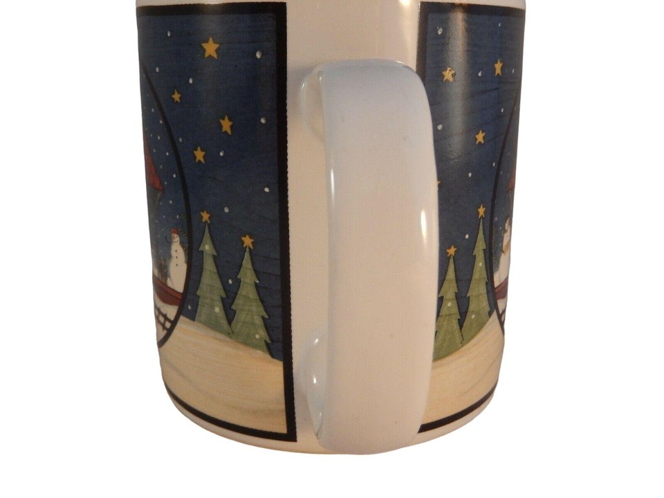 Warren Kimble Coffee Mug Cup Home For The Holidays Snowville Sakura ...