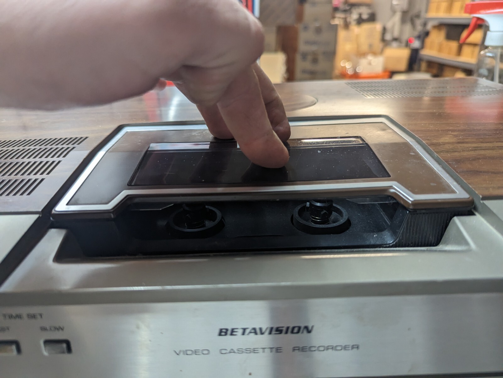 RARE Vintage Sears Betamax Betavision VCR Player Recorder Wood Grain ...