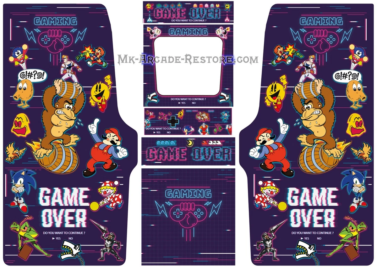 Diy Arcade Cabinet Side Art | Cabinets Matttroy