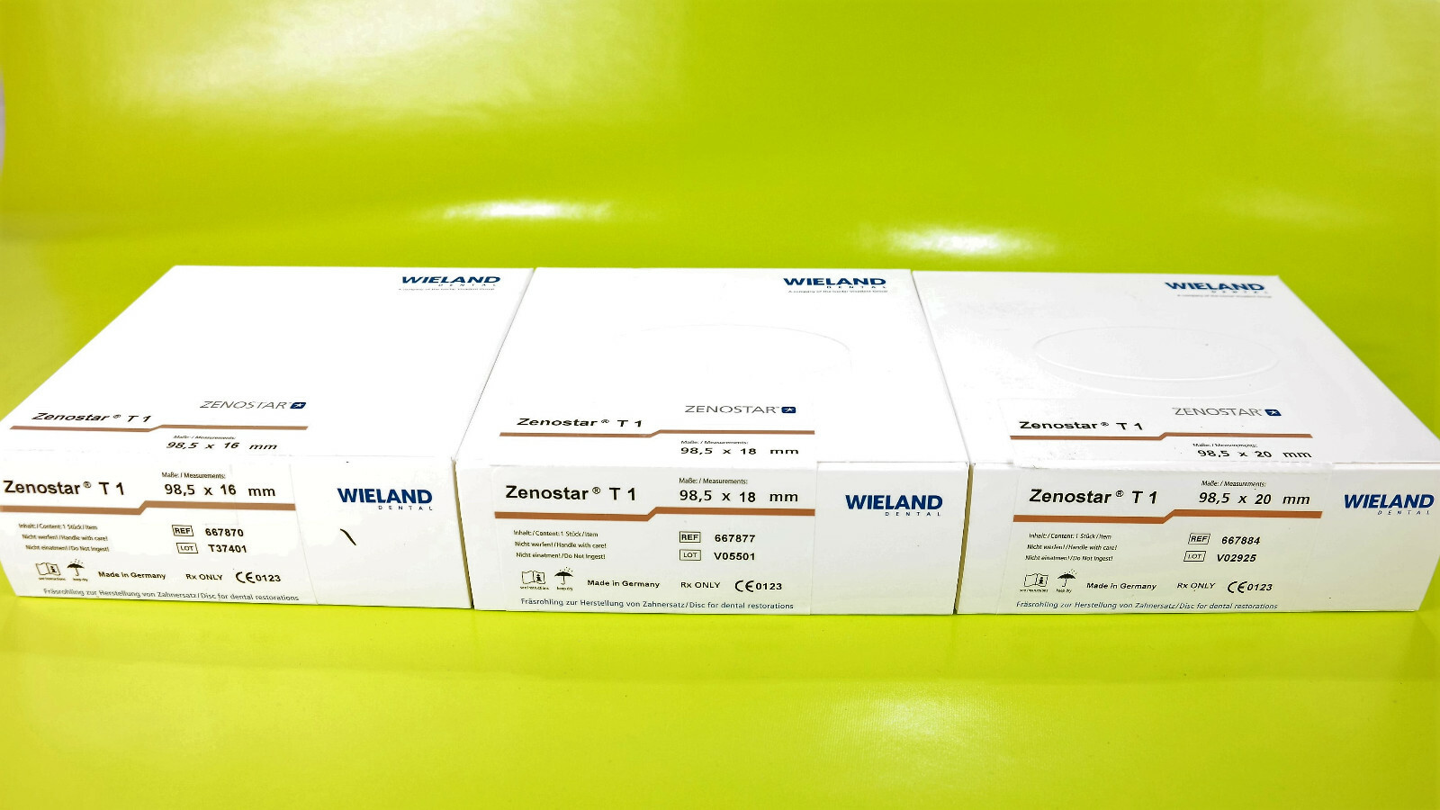 3x Wieland Zenostar T198,5 x 16 / 18 / 20mm 667877 667884 667870 | eBay