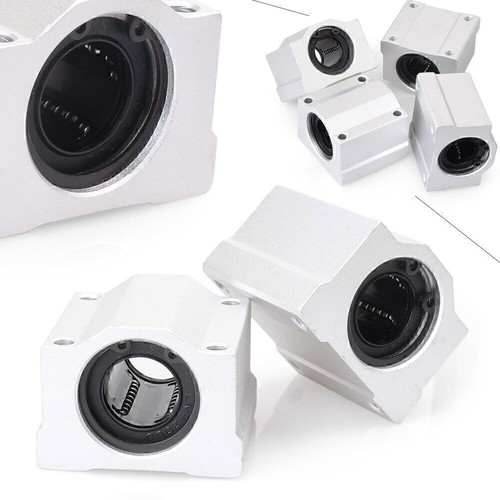 4X 20mm Linear Motion Ball Bearings Slide Bushing Bearing Silver For ...