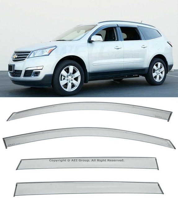 Wellvisors Side Window Visors for Chevy Traverse 2009-2017 Deflectors ...