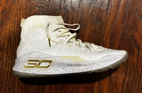 Under Armour Curry 4 Retro White Gold Women SZ 6Y | eBay