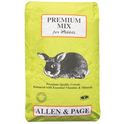 Allen & Page Premium Rabbit Food - Pellet Style High Quality - 20kg ...