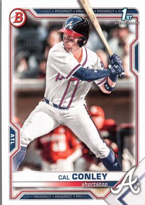 2021 Bowman Draft #BD-70 Cal Conley Atlanta Braves FREE SHIP | eBay