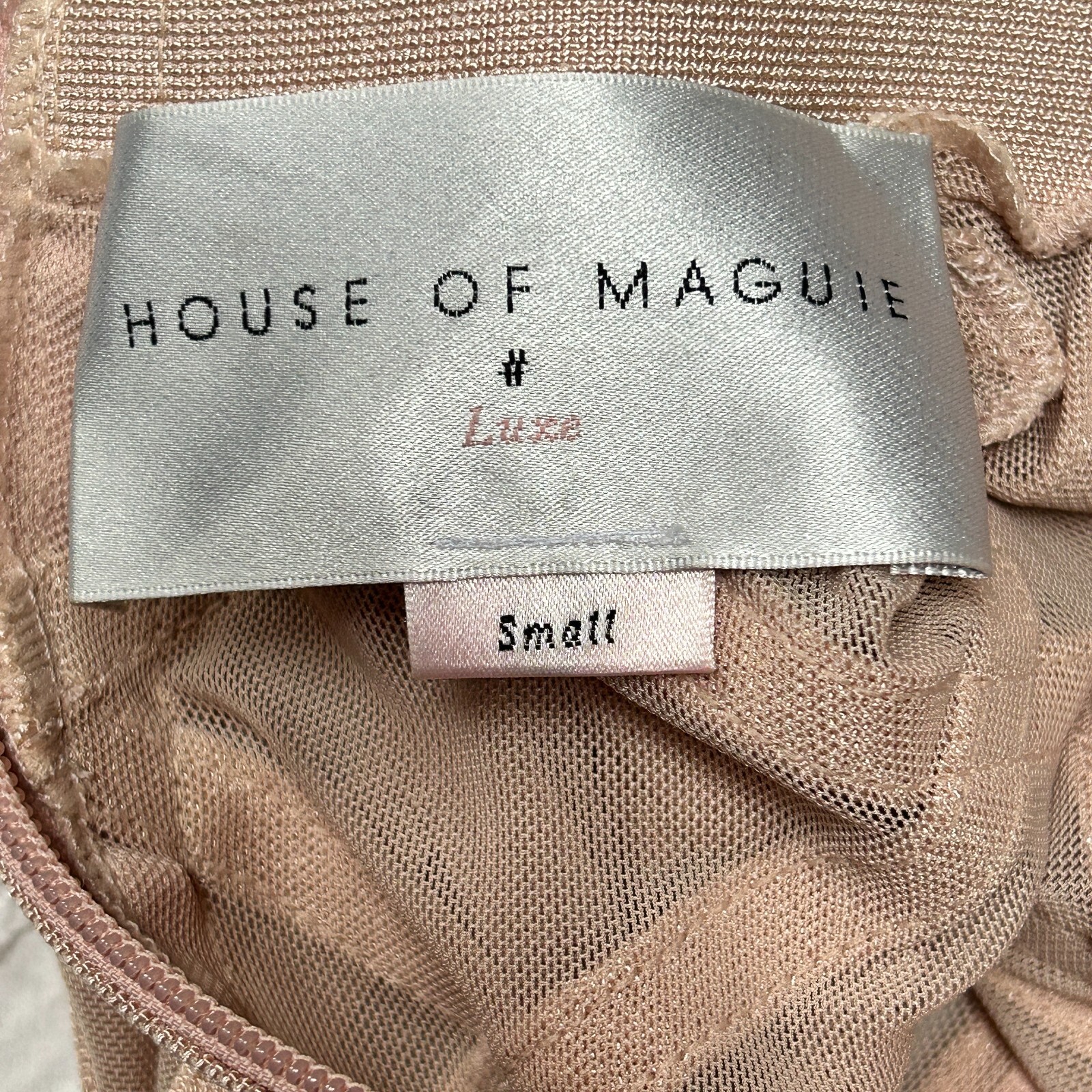 House of Maguie Luxe Cutout Sexy Sheer Mesh Bodycon D… - Gem