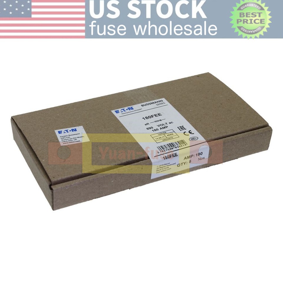 10PCS New Bussmann 180FEE 180A 690VAC Fast Acting Fuse Fast Shipment ...