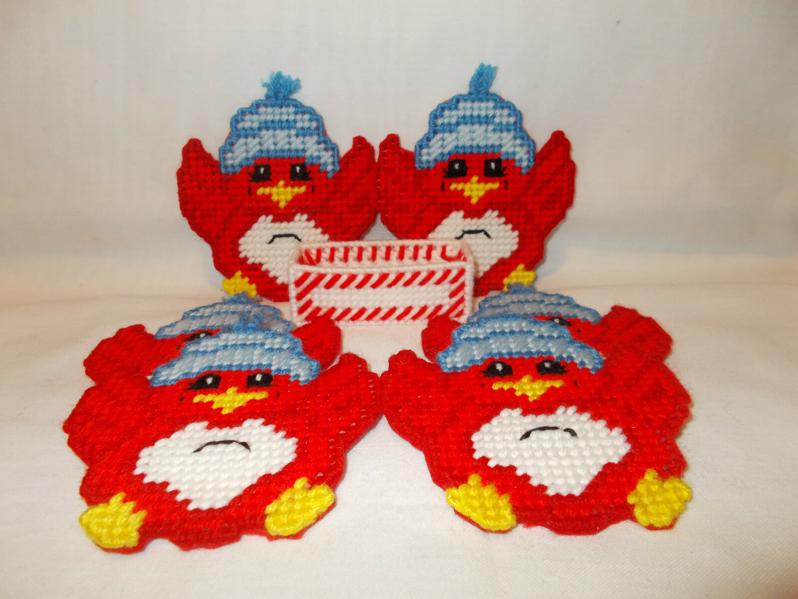 Handmade Plastic Canvas Coaster Sets | eBay