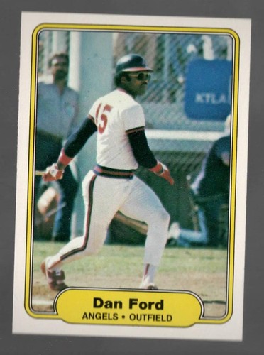1982 Fleer Dan Ford California Angels #458 Near Mint or Better | eBay