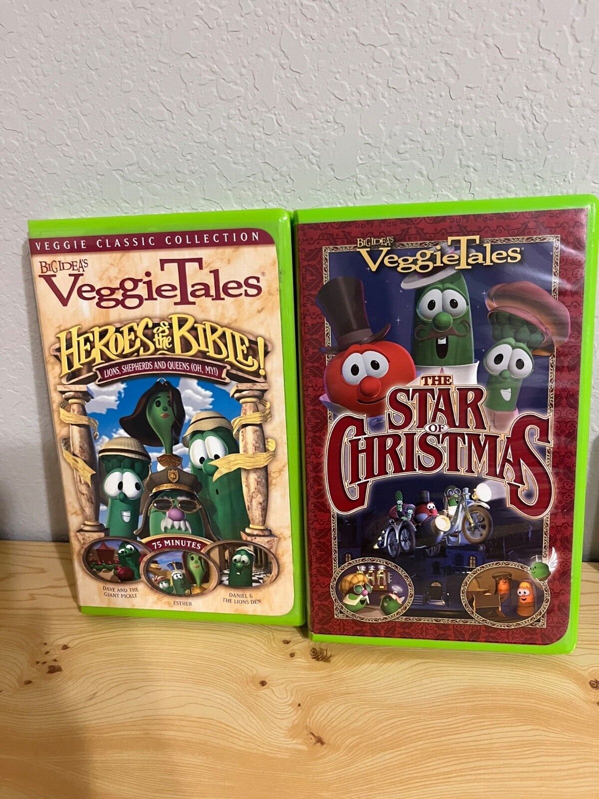 Veggie Tales VHS LOT (2) Veggietales Tapes | Grelly USA