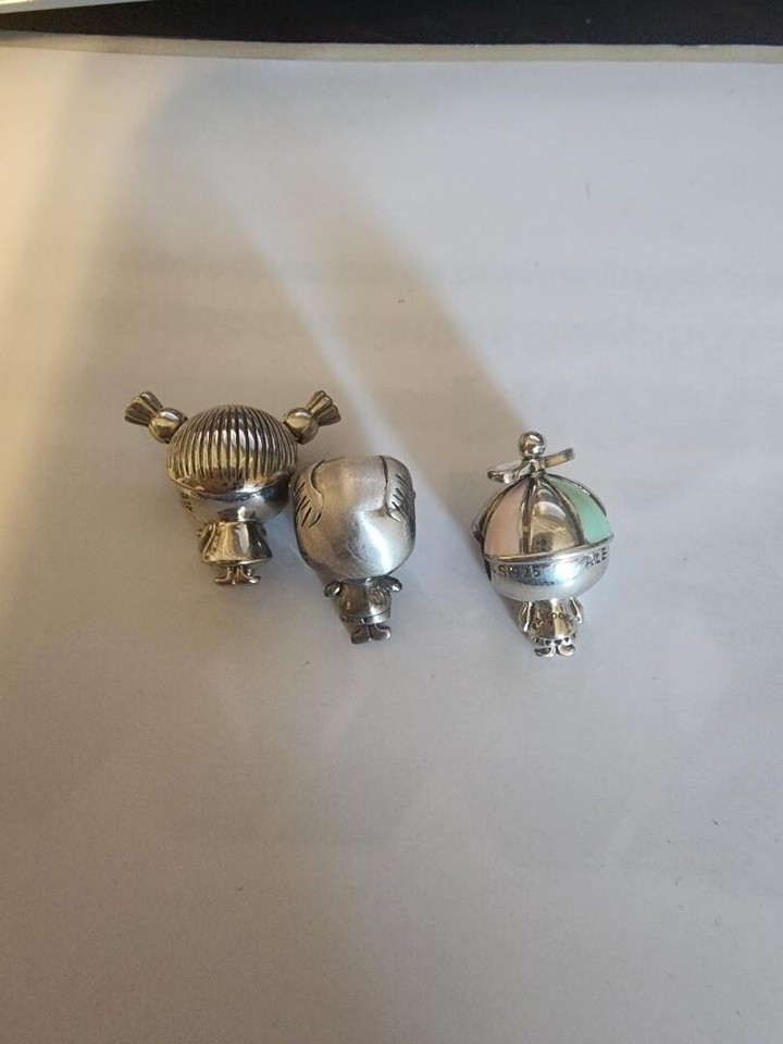 Authentic Pandora Bead Lot Little Girl, Little Boy and Old Man Charms ...
