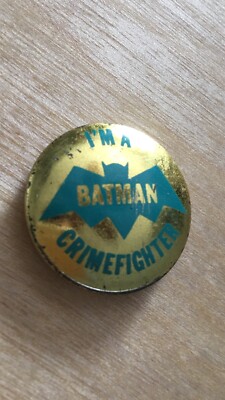 Batman Pin Back Button, 1966 N.P.P Inc. | eBay