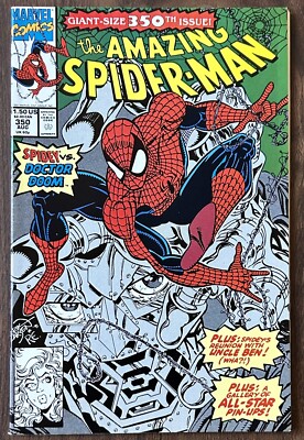 1991 Marvel Amazing Spider-Man #350 Spidey Vs Dr Doom | eBay