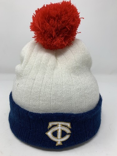 Minnesota Twins Stocking Cap Hat Beanie White Blue Red Gold TC MLB ...