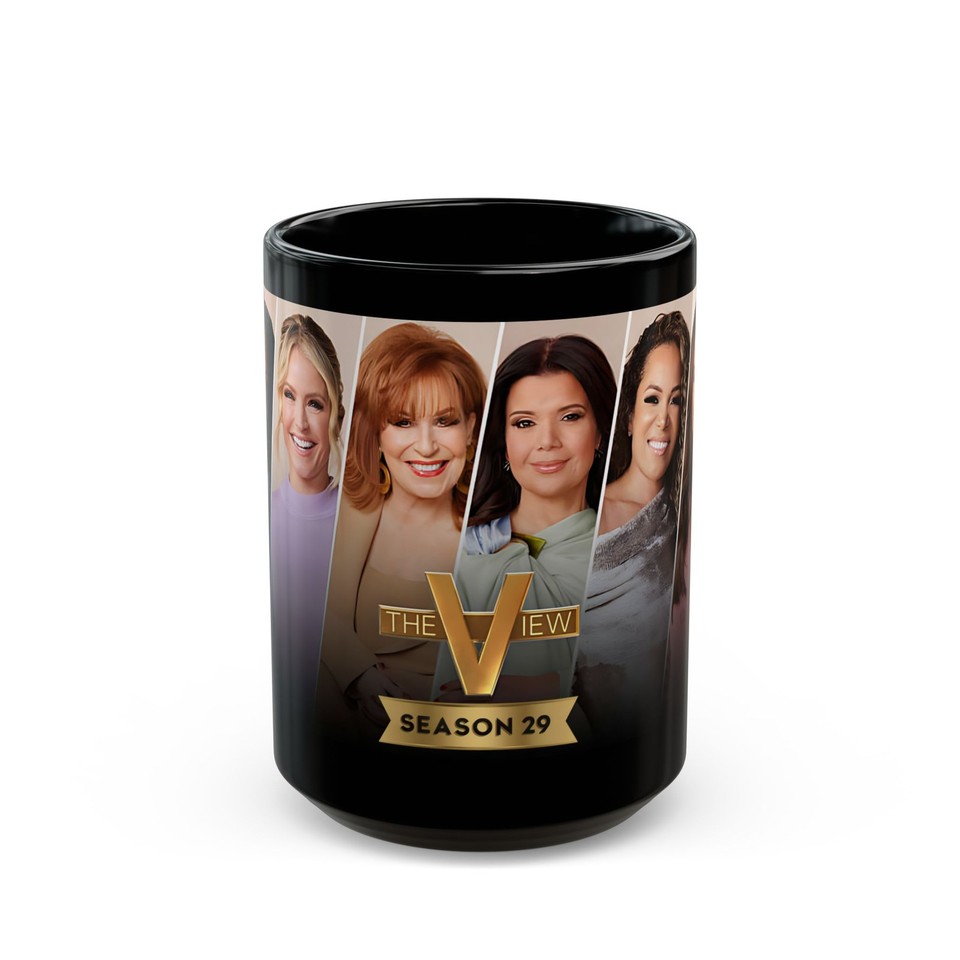 The View Season 29 Black Mug | Fan Gift, TV Show Merchandise, Coffee ...