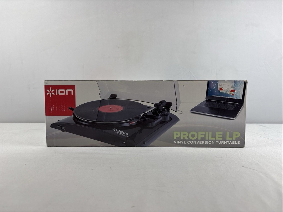 Ion Profile LP Vinyl Conversion Turntable Record Play NEW In Box | eBay