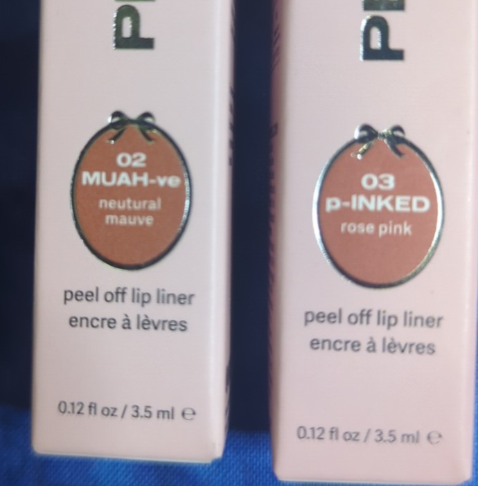 Sacheu 2pc:Peel-Off Lip Liner Stay-N shade: 02 Mauve, 03 Rose Pink full ...