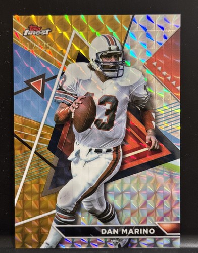 Dan Marino /25 Gold Geometric 2023 Topps Composite Topps Finest Miami ...
