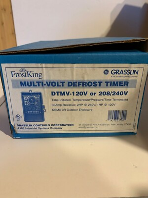 Grasslin Frost King Multi-Volt Defrost Timer DTQMV 120V or 208/240V 30A ...