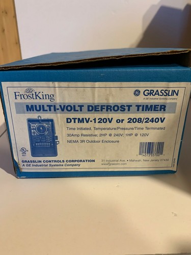Grasslin Frost King Multi-Volt Defrost Timer DTQMV 120V or 208/240V 30A ...