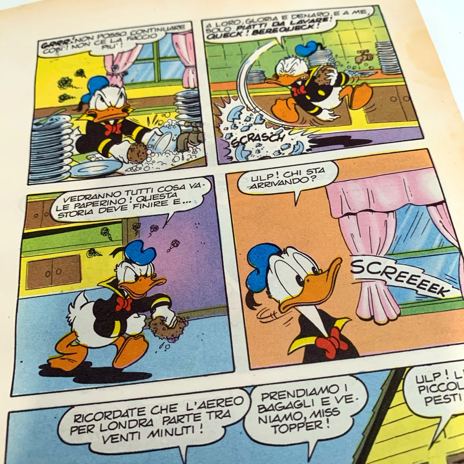 Italian Disney Donald Duck Comic Book Paperino and Qui Quo Qua 2006 | eBay