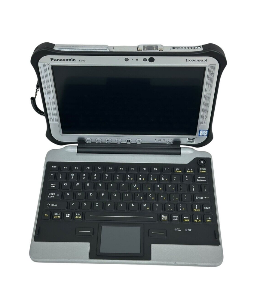 Panasonic Toughpad FZ-G1 Core i5 7300u 8GB 512GB SSD Win 11 Pro iKey ...