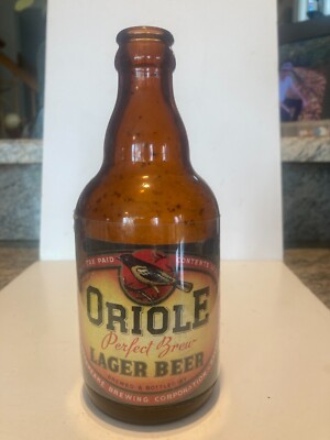 12oz IRTP Oriole Lager Beer Steinie Chesapeake Brewing Co. Baltimore Md ...