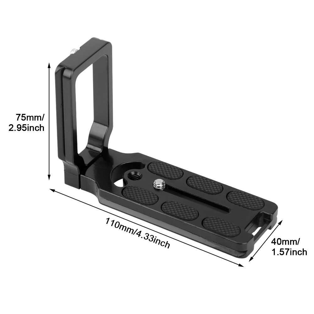 Universal Bracket Quick SLR Camera L Shape Release Plate Tripod ...