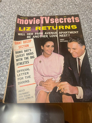 MOVIE TV SECRETS Magazine-JUNE, 1963-LIZ RETURNS(LIZ TAYLOR)-R.BURTON ...