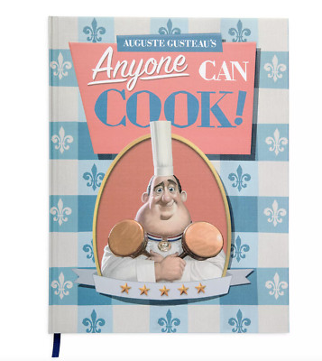 Disney Ratatouille Auguste Gusteau's Anyone Can Cook Replica Journal ...
