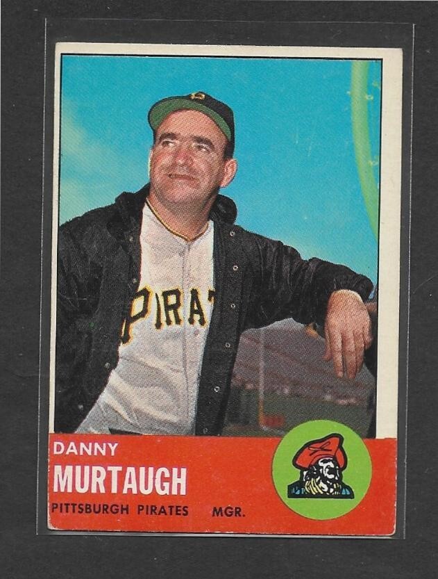 1963 Topps #559 Danny Murtaugh , Pittsburgh Pirates manager | eBay