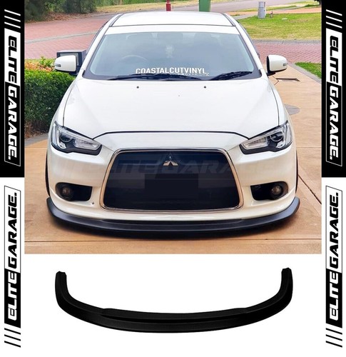 Fits 09-15 Mitsubishi Lancer CJ ES Ralliart Sport Front Lip Splitter ...
