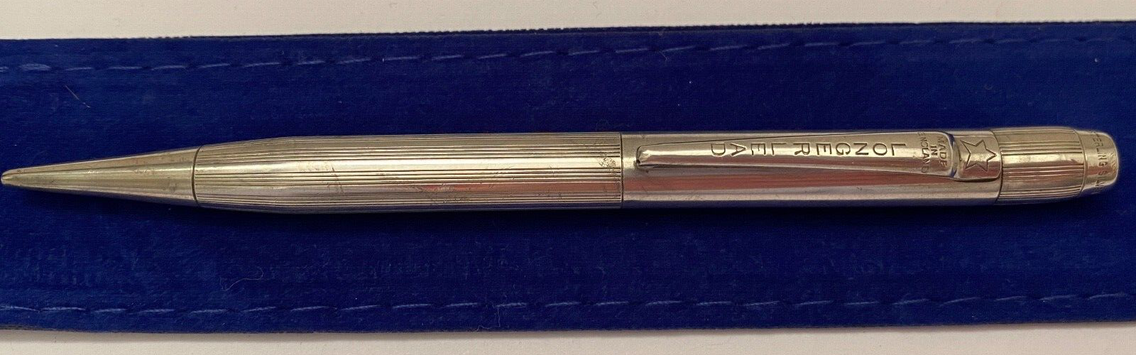 William Manton Longer Lead sterling silver mechanical pencil vintage ...