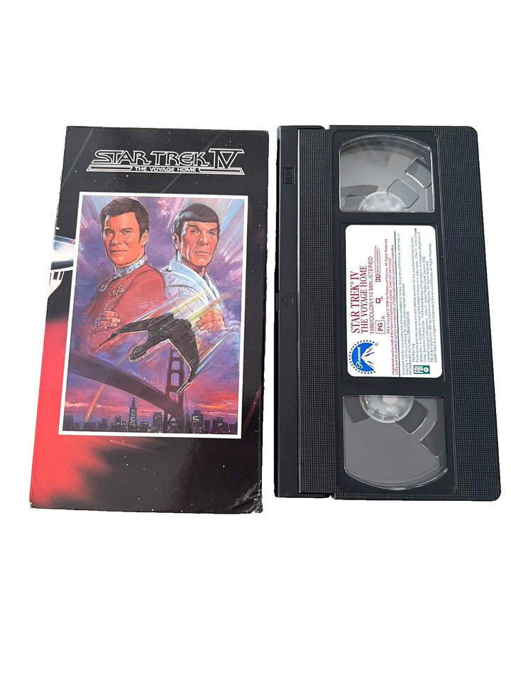 Star Trek TOS 6 VHS Tapes - Captain Kirk, Mr. Spock, U.S.S. Enterprise ...