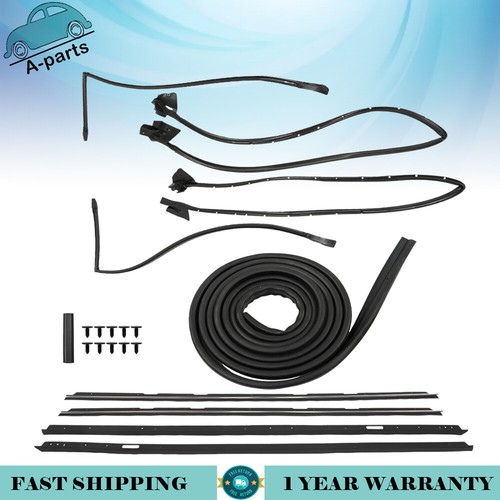 NEW For 81-88 Chevrolet Monte Carlo SS Complete Weatherstripping Kit ...