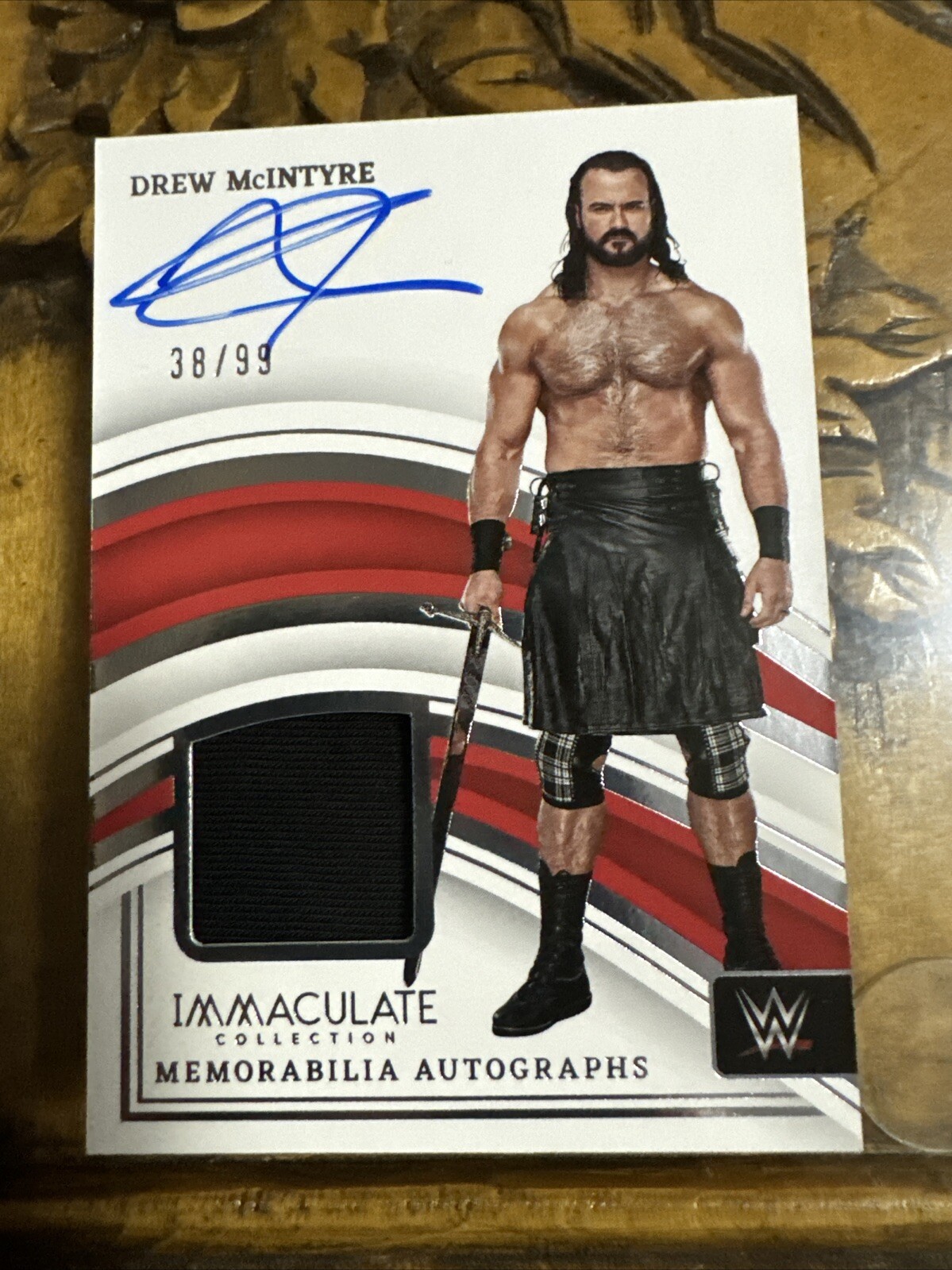 2023 Immaculate WWE Drew McIntyre Material Relic Auto Autograph #38/99 ...
